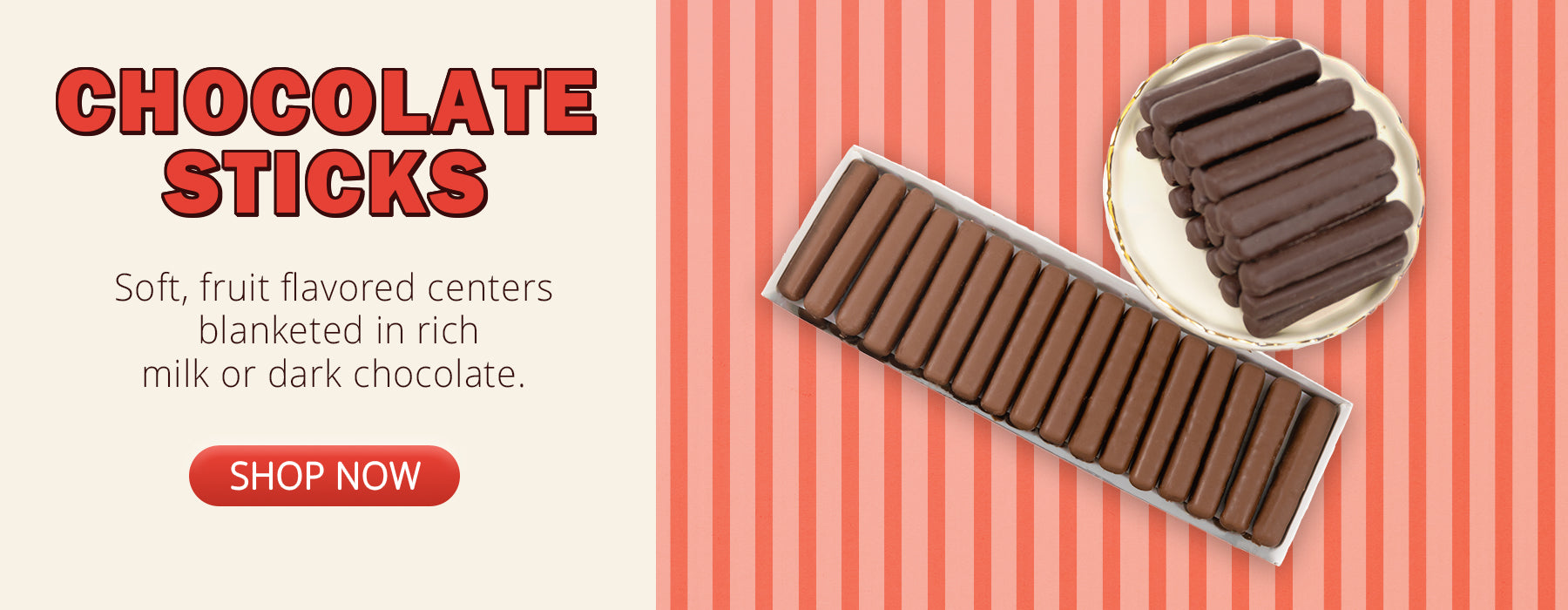 Chocolate Sticks By Sweet Candy Company